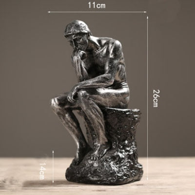 The Thinker Sculpture Mini – CANVA AND DECOR
